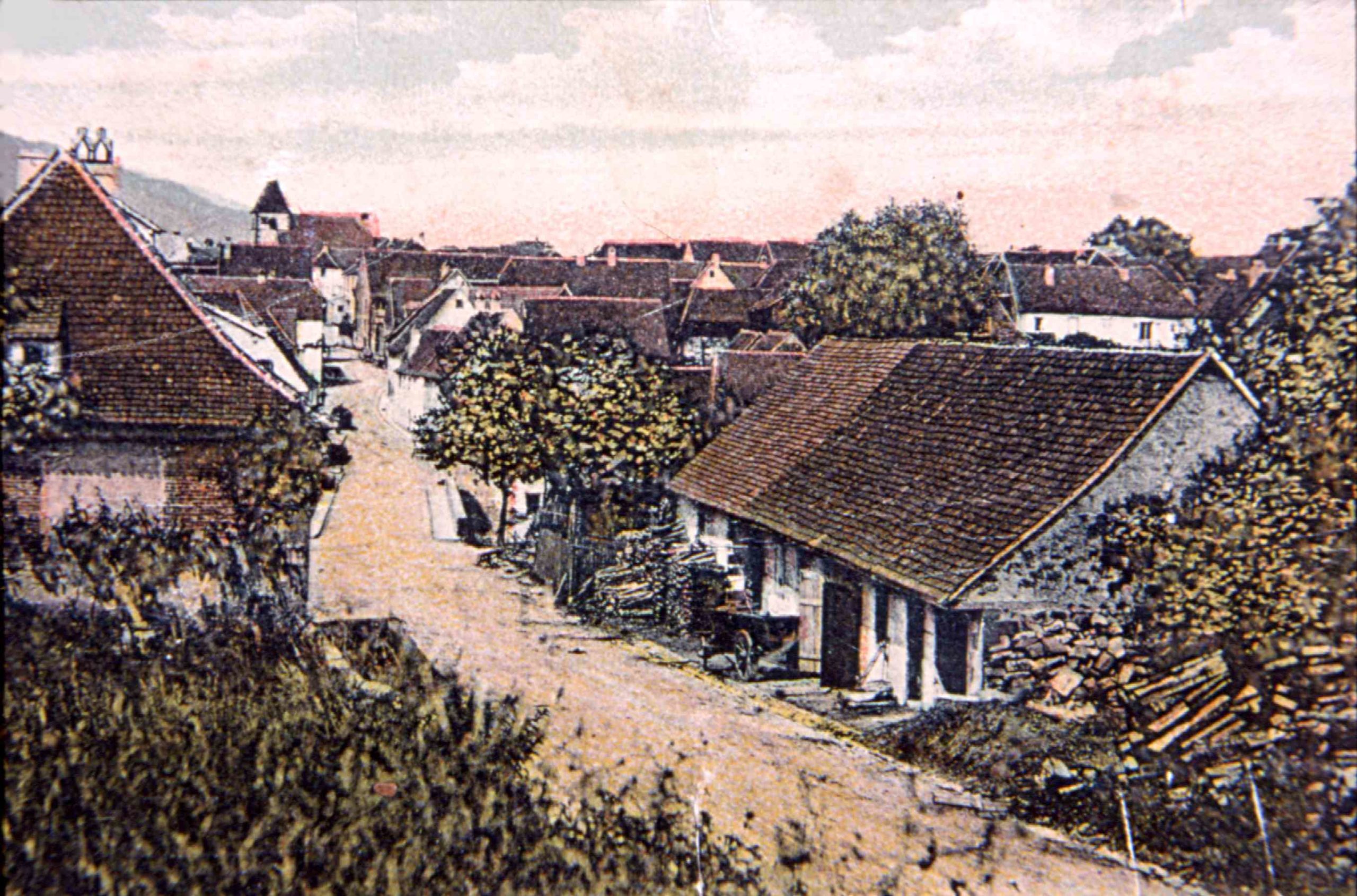 Autrefois à Dossenheim - Commune de Dossenheim sur Zinsel