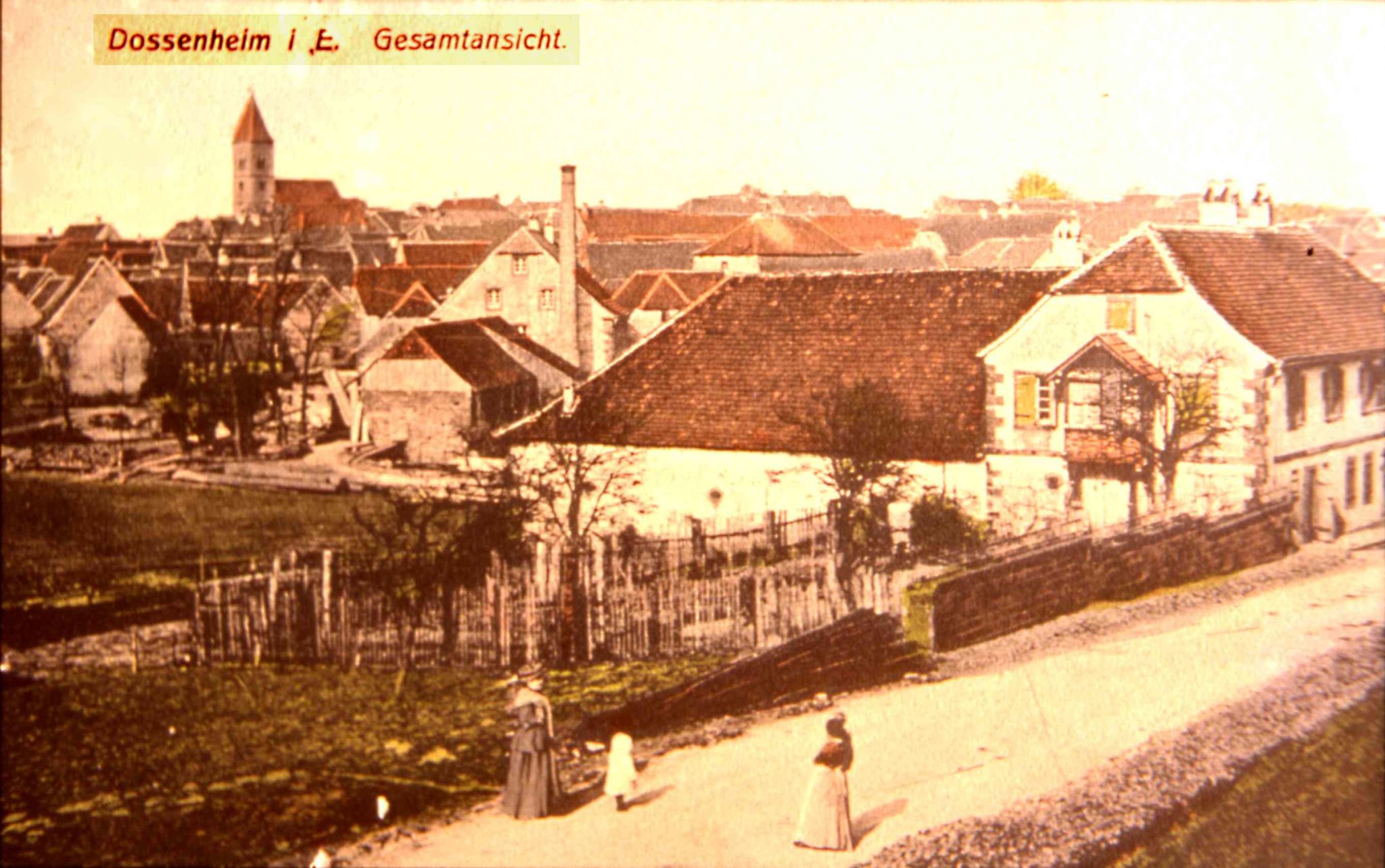 Autrefois à Dossenheim - Commune de Dossenheim sur Zinsel