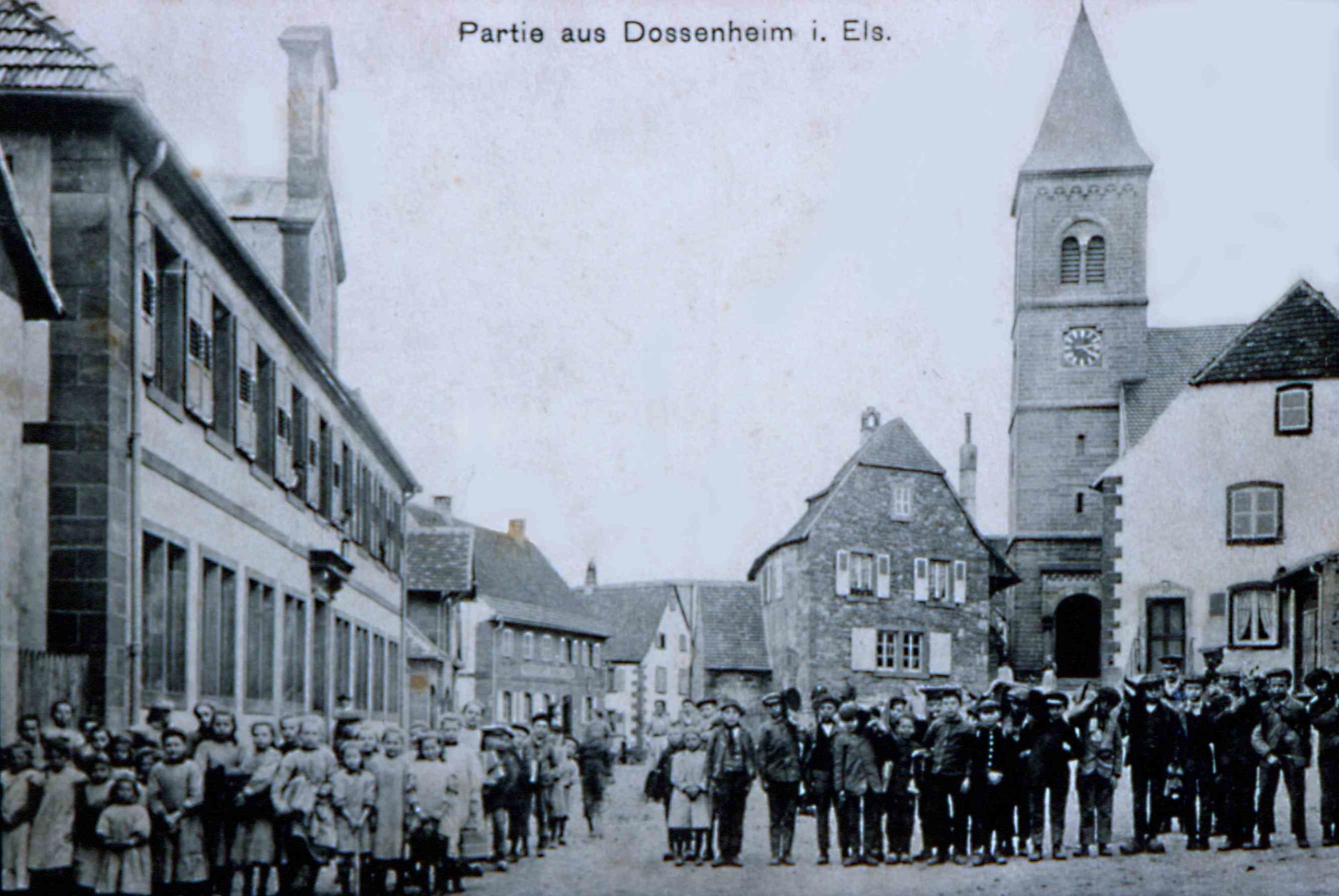 Autrefois à Dossenheim - Commune de Dossenheim sur Zinsel