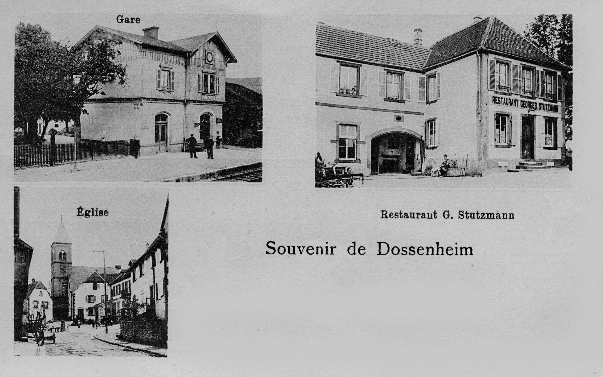Autrefois à Dossenheim - Commune de Dossenheim sur Zinsel